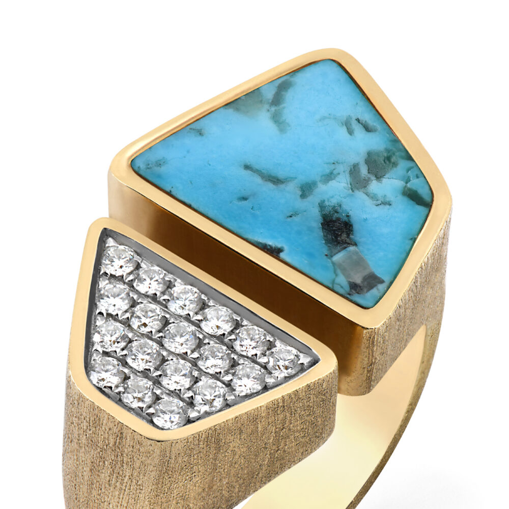 RING EYET YELLOW GOLD – Rainbow K