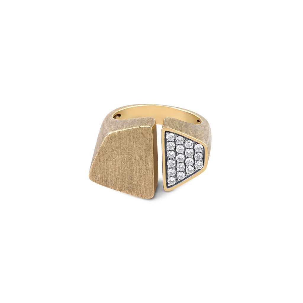 RING EYET YELLOW GOLD – Rainbow K