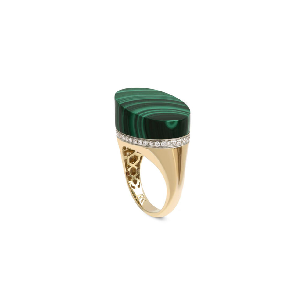 RING EMPIRE MALACHITE - Rainbow K