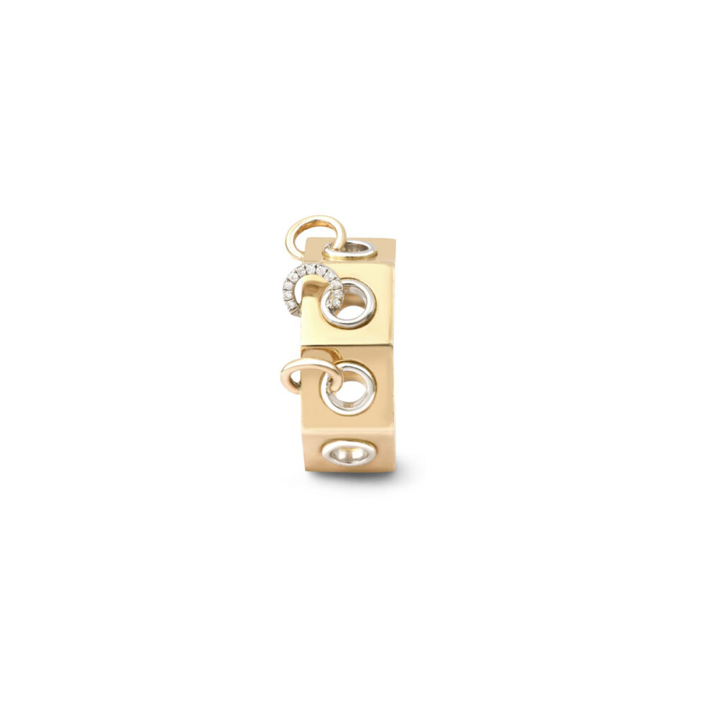 RING EYET YELLOW GOLD - Rainbow K