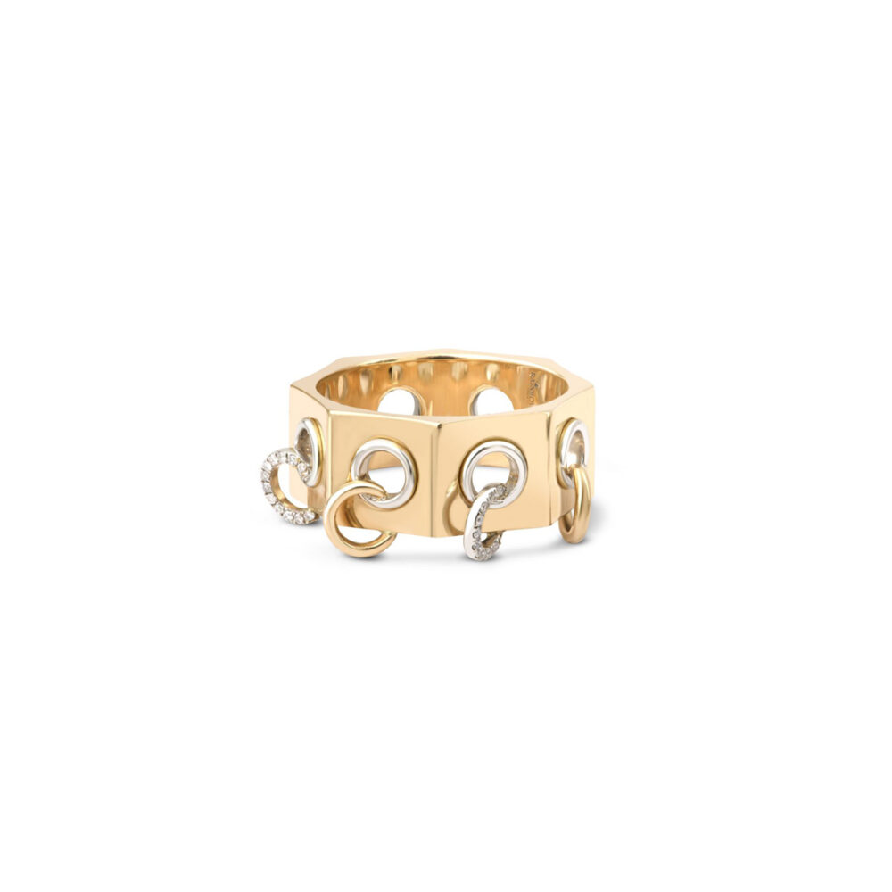 RING EYET YELLOW GOLD - Rainbow K