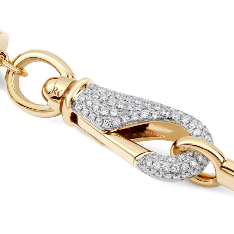 NECKLACE BALL HOOK PAVE - Rainbow K
