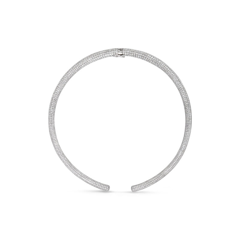 NECKLACE TUBE DIAMONDS - Rainbow K